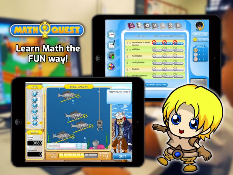 Math Quest – Educational Role-Playing Game – Hezmedia Interactive SB